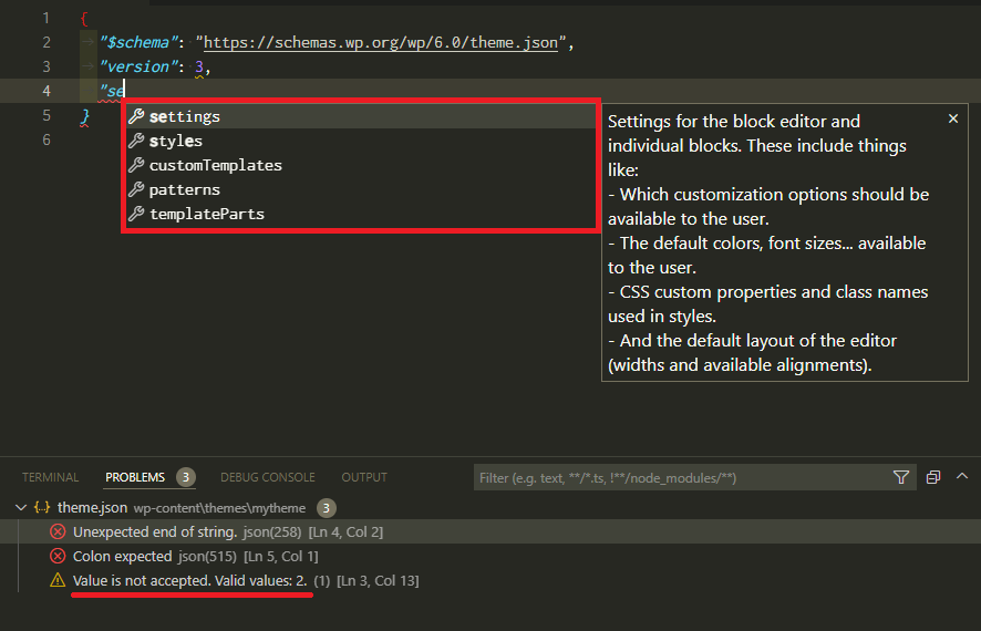 【WordPress5.9 / 6.0版】theme.json 全解説 – Aki Hamano